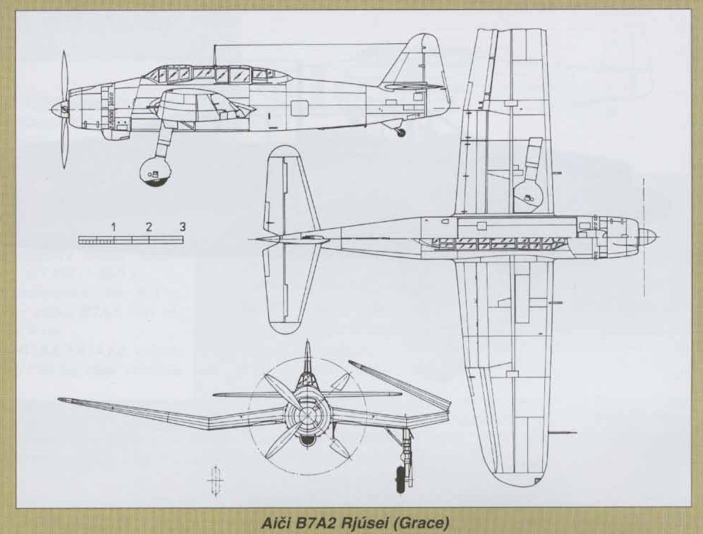 Aerei: Aichi B7A Ryusei Scheda tecnica