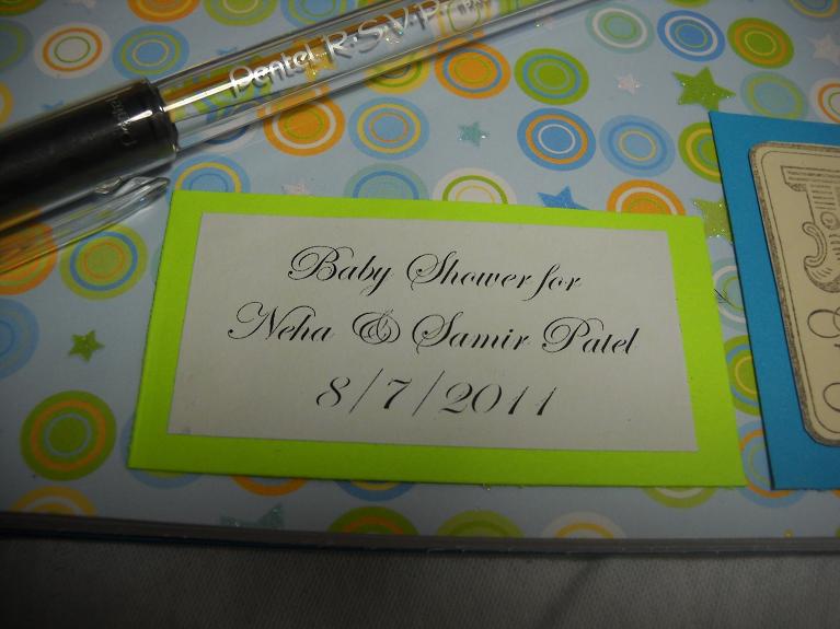 MrsChadT: Baby Shower Advice Book & Photo Album in one!