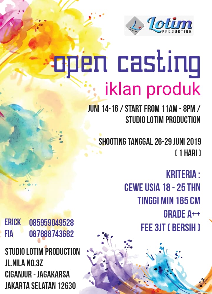 open casting iklan kopi 2019 | LOWONGAN CASTING IKLAN 2023-LOWONGAN ...