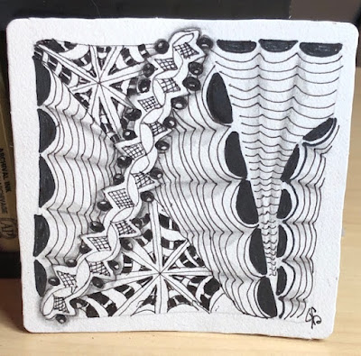 Tickled To Tangle: "It's a String Thing" #297 Tiles