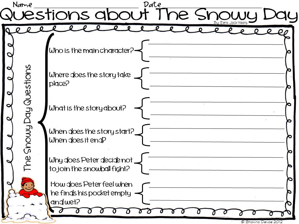 The Snowy Day by Ezra Jack Keats - Teaching Ideas | The Picture Book ...