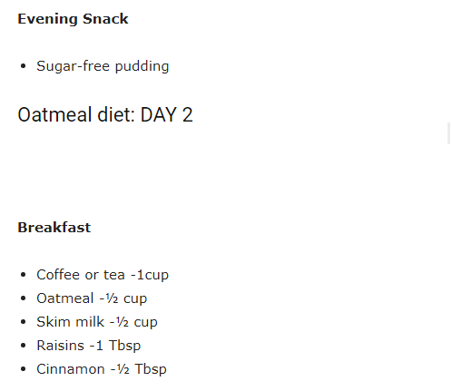 7-Day Oatmeal Diet Plan To Lose up 10 Pounds In a Week | Weight Loss ...