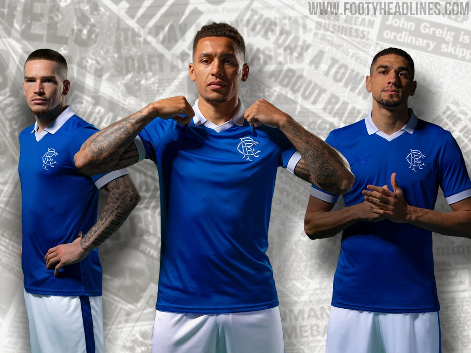 Rangers 20-21 Retro Home & Keeper Kits Released | On-Pitch Debut ...