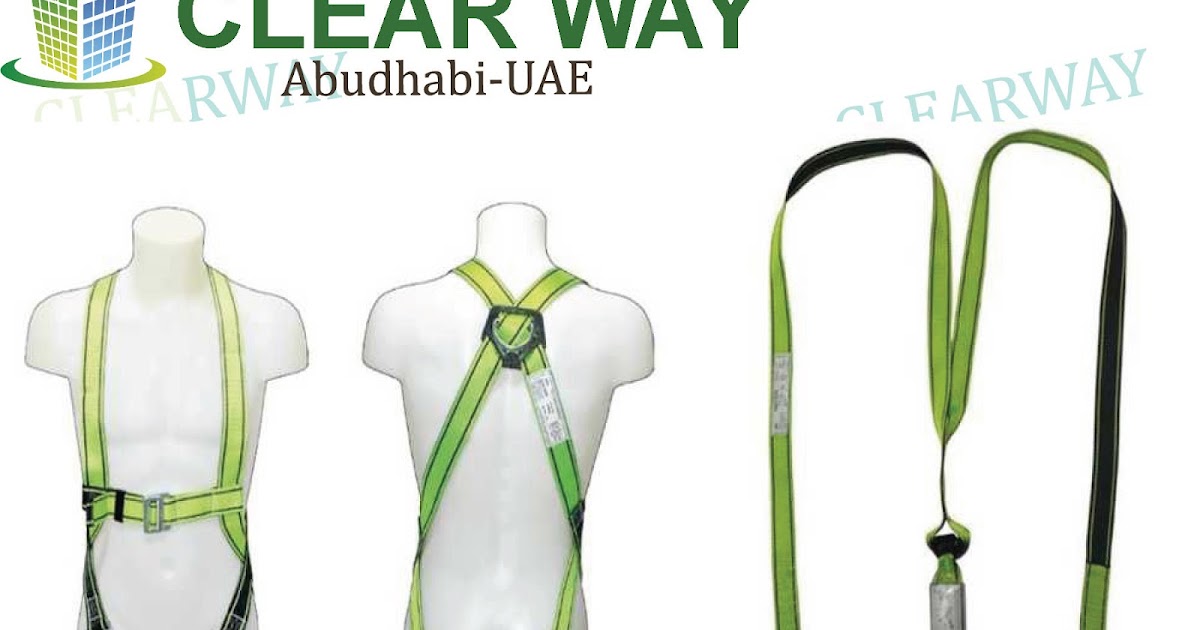 CLEARWAY: FULL BODY HARNESS WITH TWIN WEBBING LANYARD AND SHOCK ABSORBER