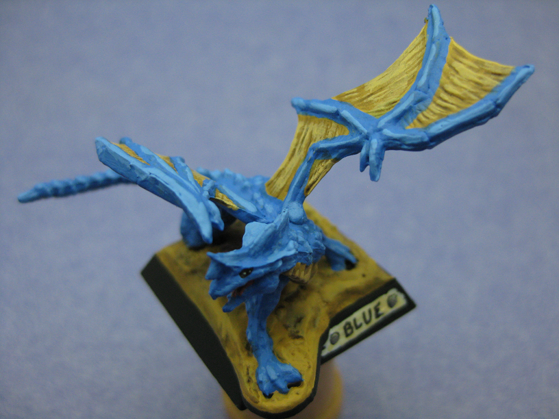 Miniature Painting: Reaper Miniatures Dragon Hatchling Blue - 77271