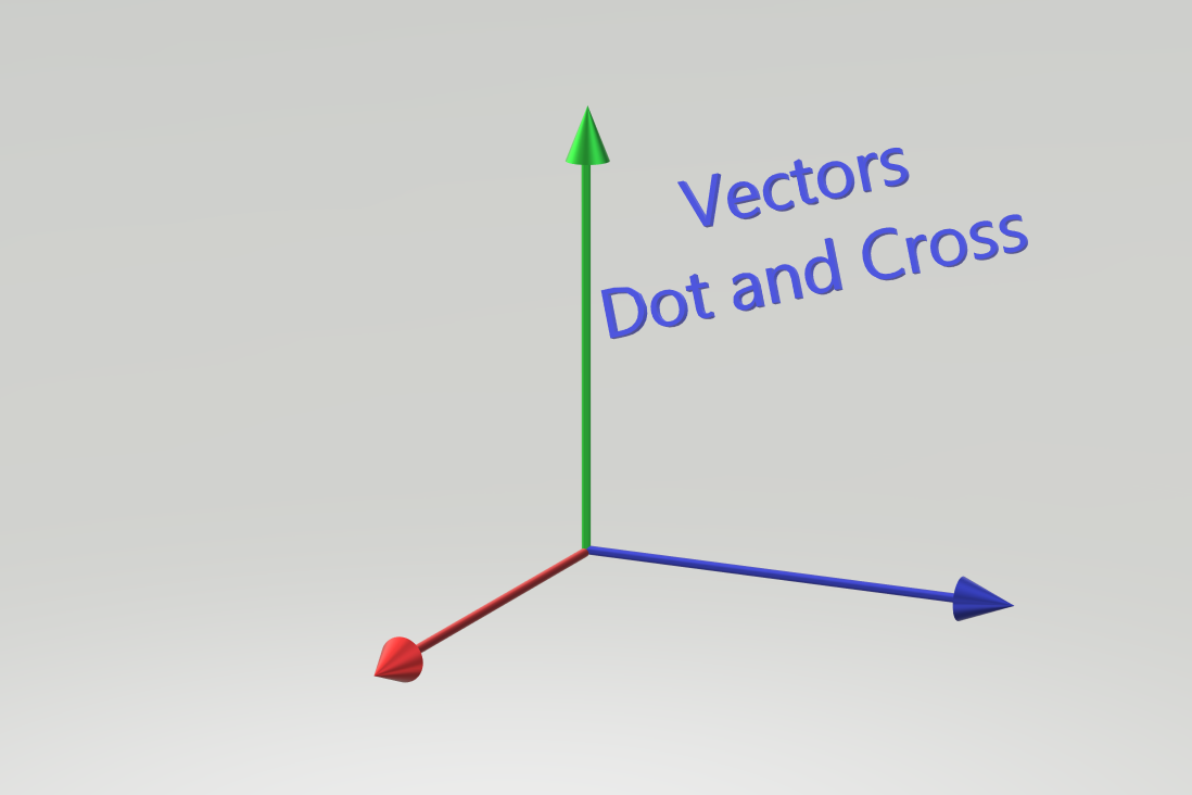 game programming : c++ program to find dot and cross product