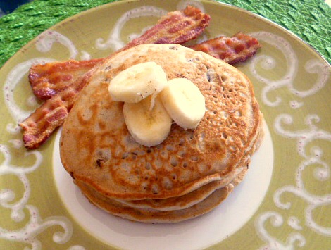 Slice of Southern: Banana Walnut Pancakes