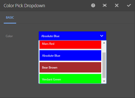 Implementing A Dropdown Color Picker For Aem Dialogs Aem Tutorials For Beginners