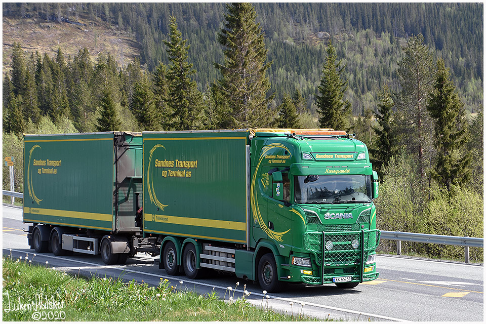 SCANIA: Scania S V8 ''nextgen'' - Sandnes Transport og Terminal as