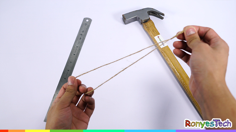 Hammer Ruler Balancing Trick - Science Experiments for Kids - Ronyes Tech