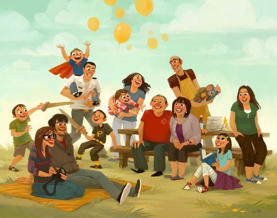 La familia y La Familia Ideal.