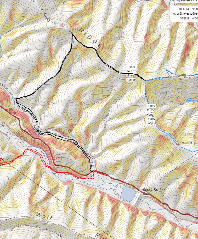 Wandering Virginia: Mines Run Trail, GWNF
