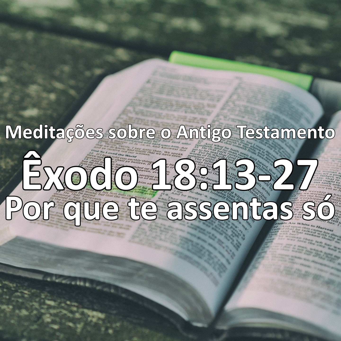 Meditações sobre o Antigo Testamento: Êxodo 18:13-27