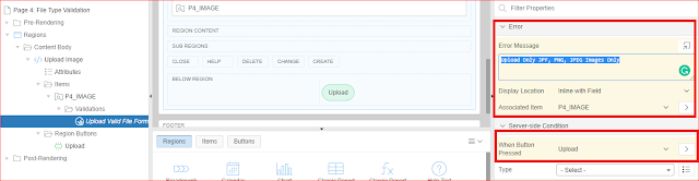 File And Image Type Extension Validation In Oracle Apex Javainhand Tutorial
