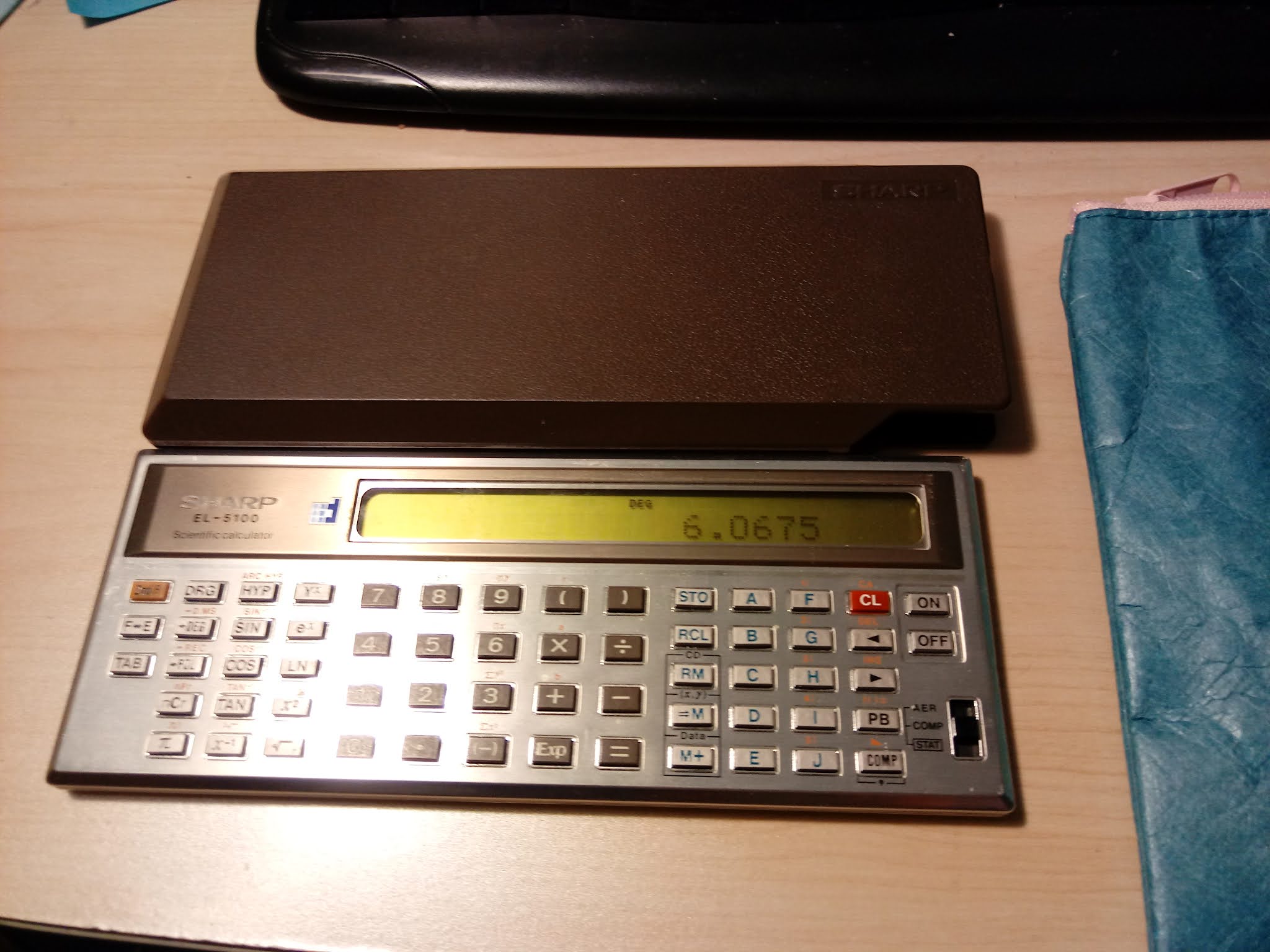 Eddie's Math and Calculator Blog: Retro Review: Sharp EL-5100