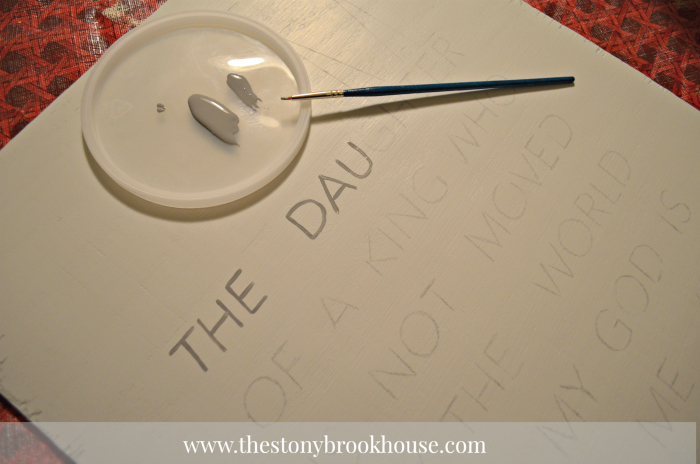 Easy DIY Hand Painted Sign | The Stonybrook House