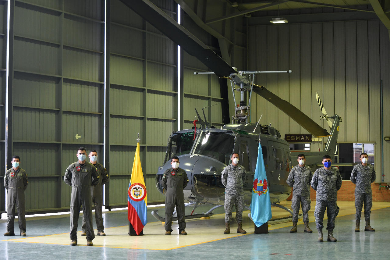 Fuerza Aérea Colombiana culmina modernización de sus Uh-1H