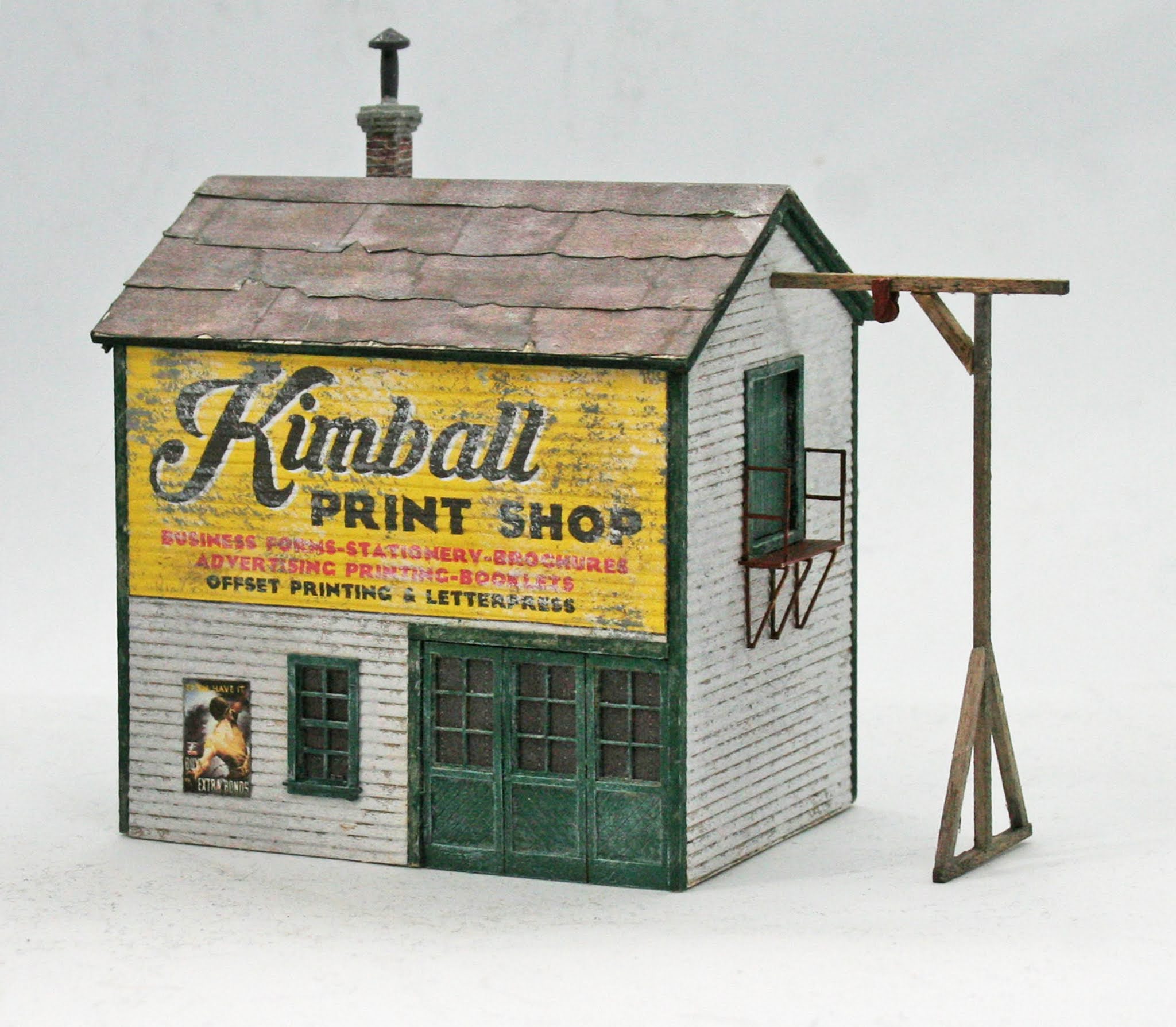 David's Paper Cuts: Kendall Printing - 1/87 scale - FOS Scale Models kit