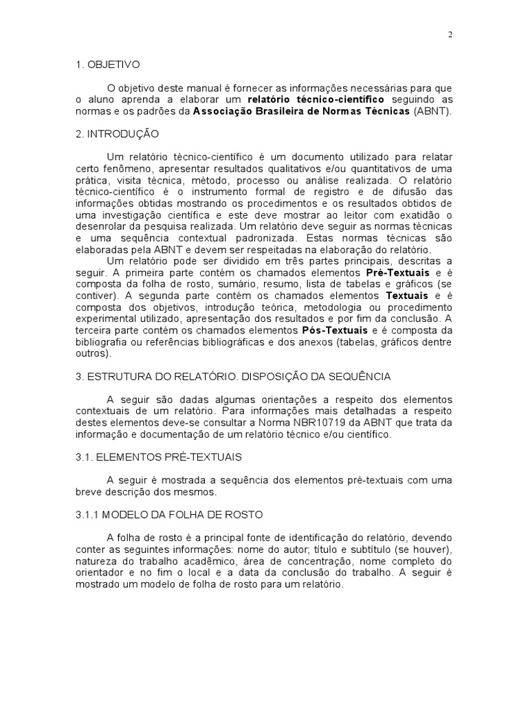 relatorio abnt - wood scribd braxin