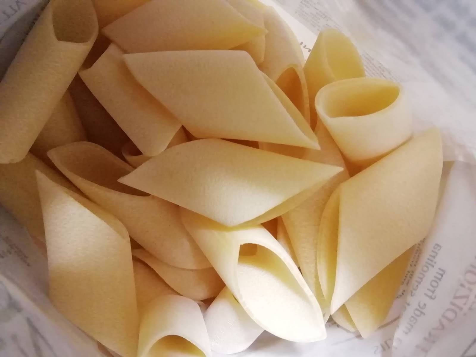 SenzaPanna: Pennoni lisci e baccalà. La ricetta del lunedì.