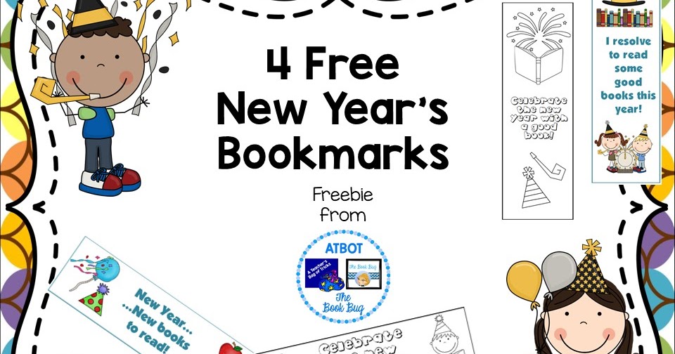 Classroom Freebies Too: New Year's Bookmarks