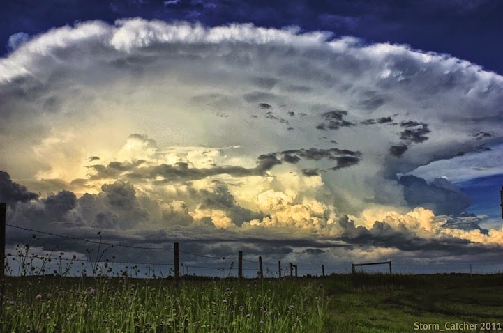 Dangerous Power of Nature : Fascinating Supercell Storm