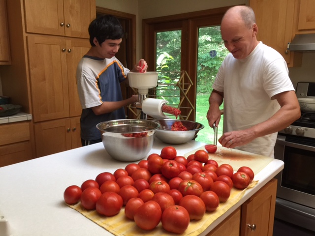 Growing, Writing, Creating: Tomato season...hunting the trophy fruit