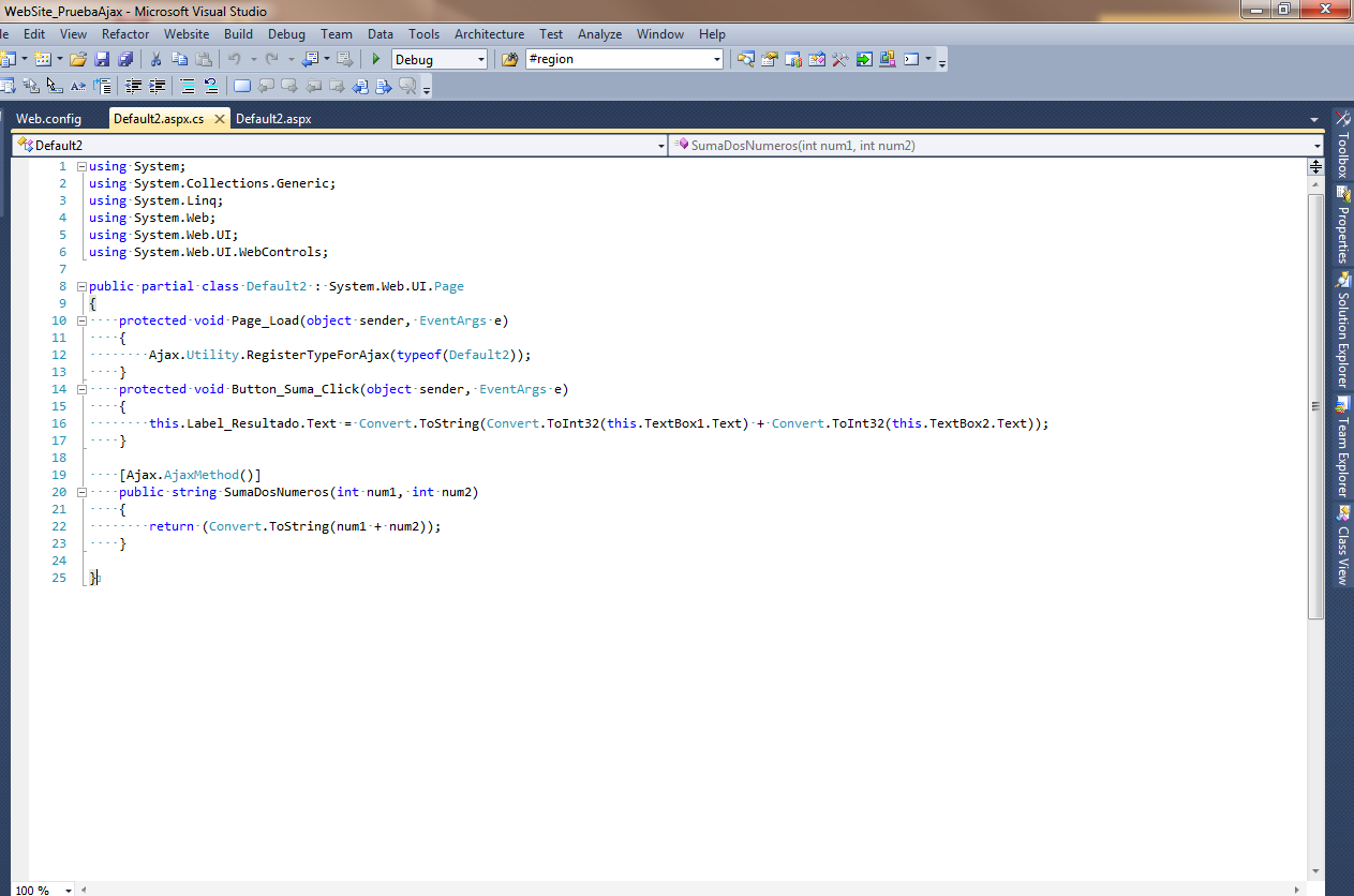 Progra, Mecatronica y mas: Uso de Ajax con ASP y C# Progra, Mecatronica y mas: Uso de Ajax con ASP y C#