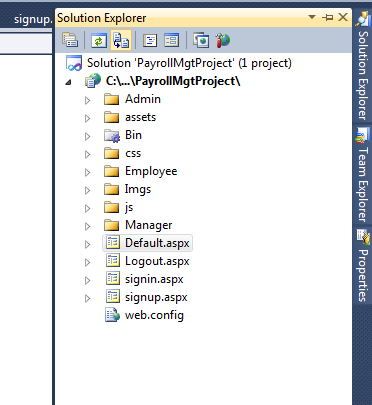 Payroll Management System asp.net project with source code - CODER BABA