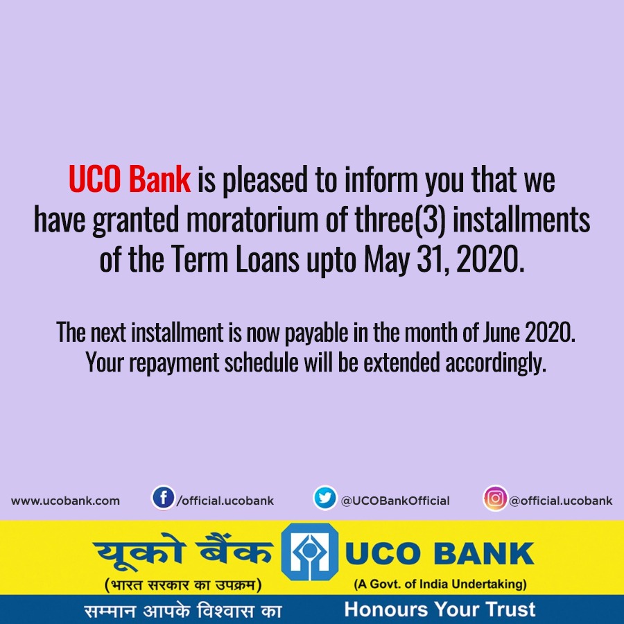 How to apply Six month Moratorium for BANK LOAN,CREDIT CARD PAYMENT ...