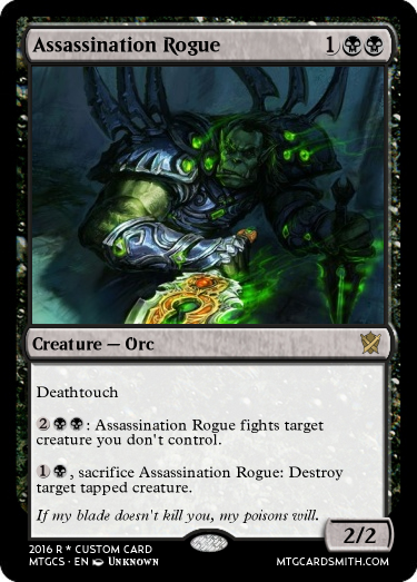 Master of World of Warcraft : all the WoW specializations as Magic Cards.