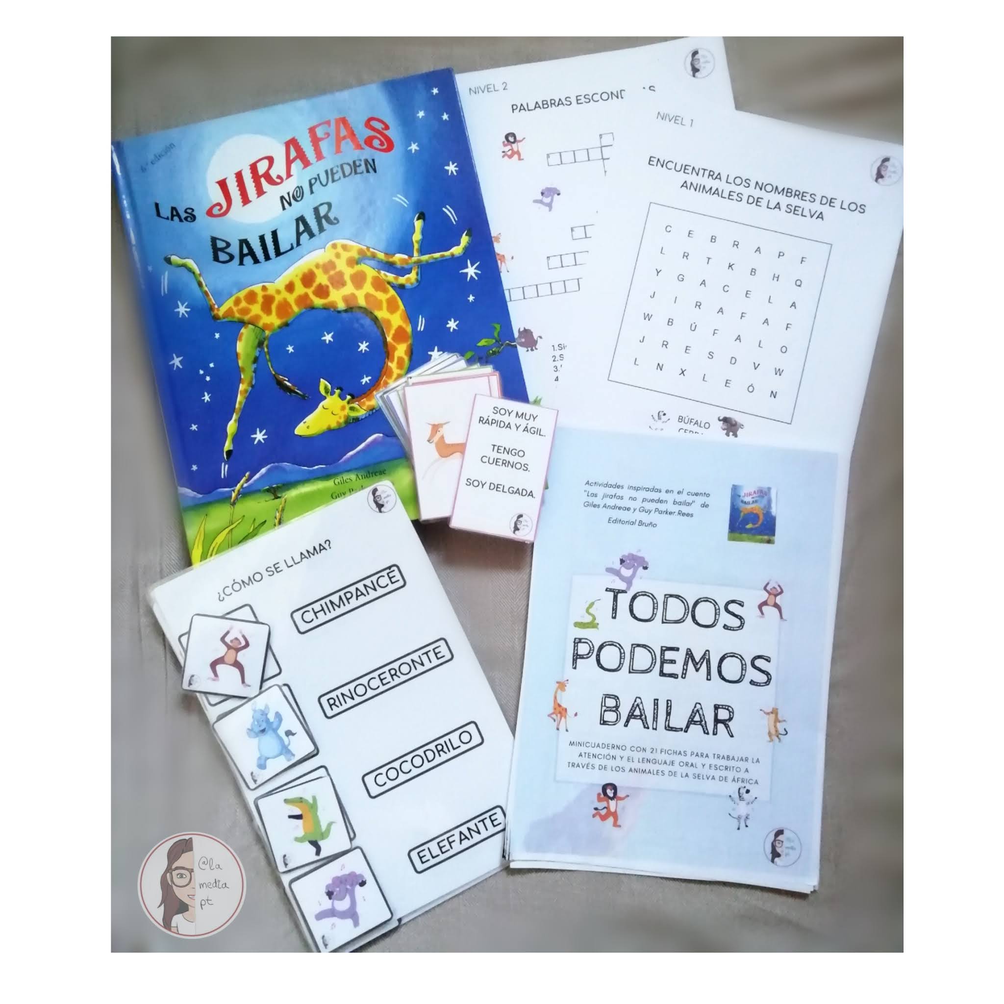 MINICUADERNO TODOS PODEMOS BAILAR - La media PT