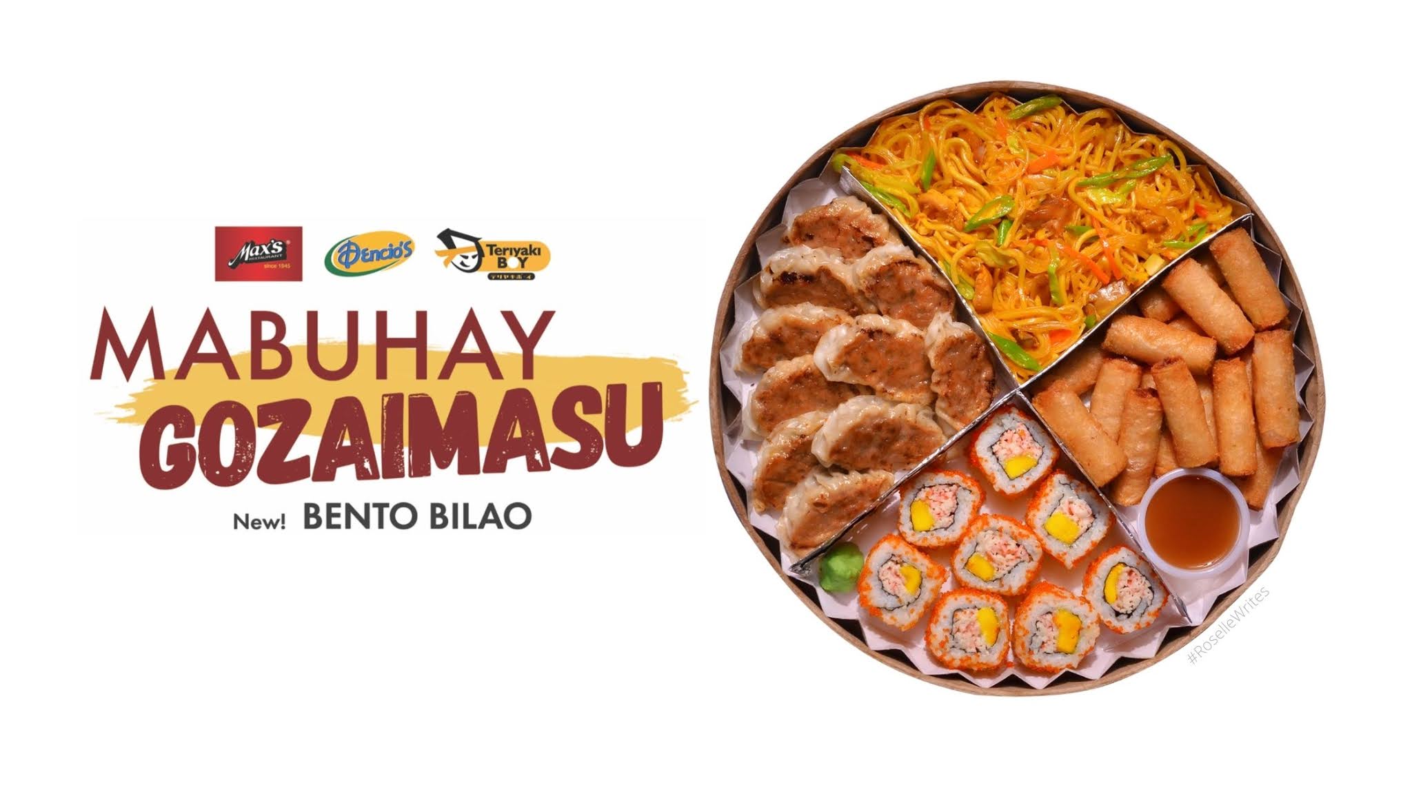 Mabuhay Gozaimasu! Max’s Group launches All-In-One Japanese-Pinoy Bento ...