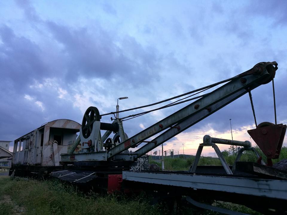 MALAYSIA's LEADING HERITAGE SITE: Railroad Crane at Gemas Train Station