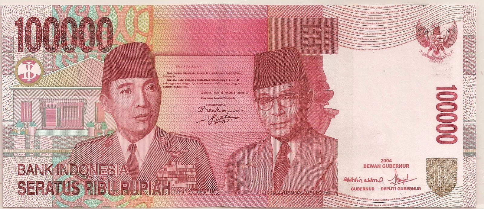 HD HQ Image SERATUS RIBU RUPIAH 2004