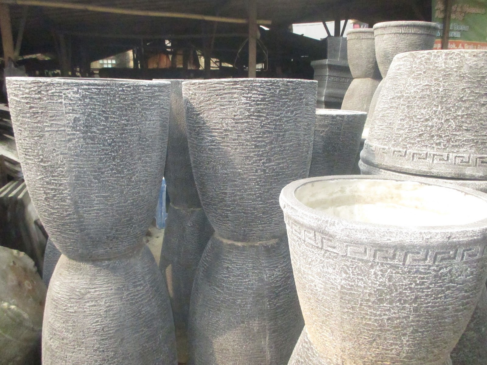 JUAL POT BUNGA DARI BATU ~ Jasa Landscape