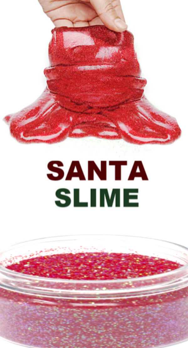 Santa Slime Recipe