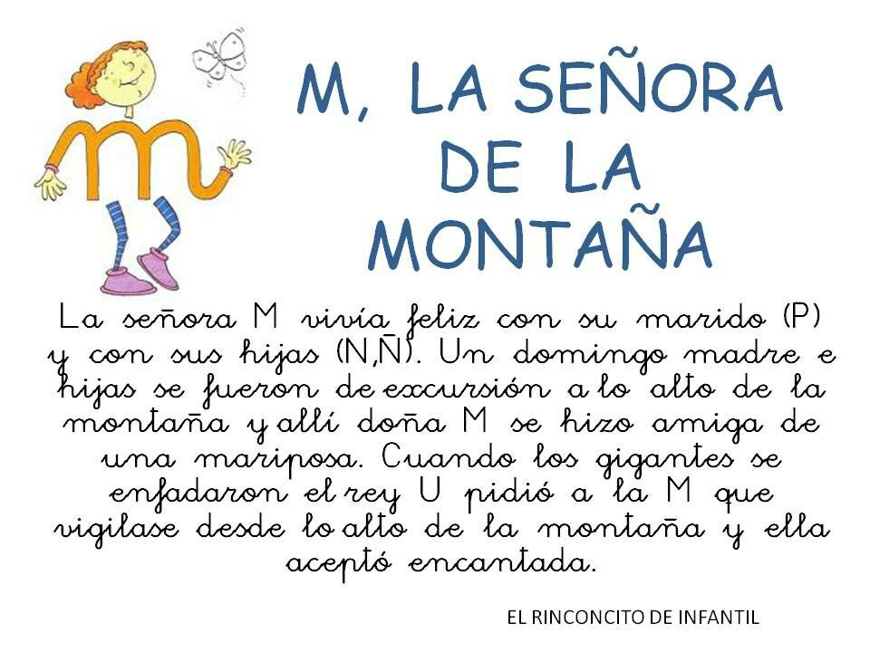 MI RINCÓN DE INFANTIL: LA SEÑORA M/m
