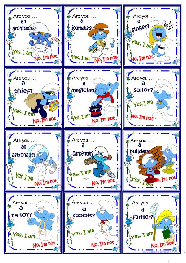 Mel e as crianças: 30 Atividades dos Smurfs