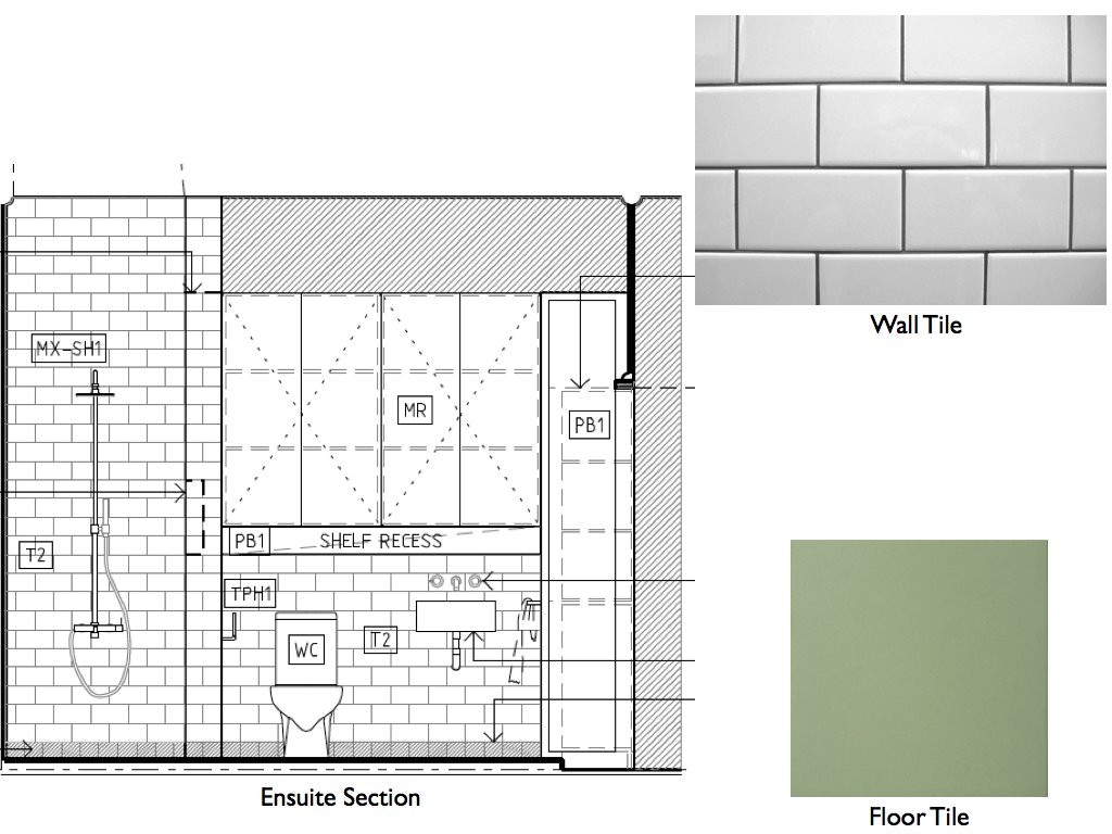 WEST END COTTAGE: Bathroom Floor Tiles Rethink