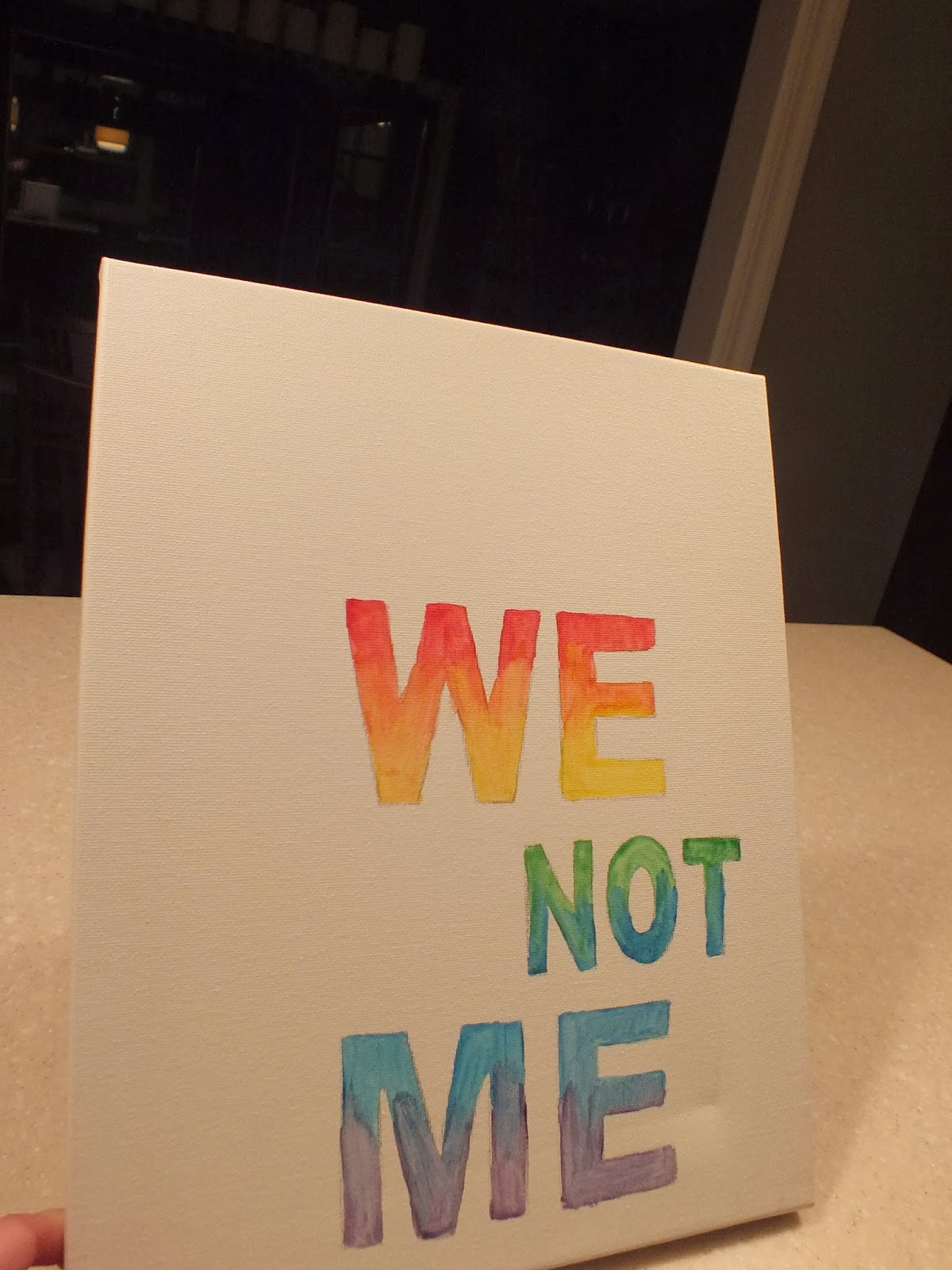 Smothered & Covered: We not Me watercolor - work in progress...