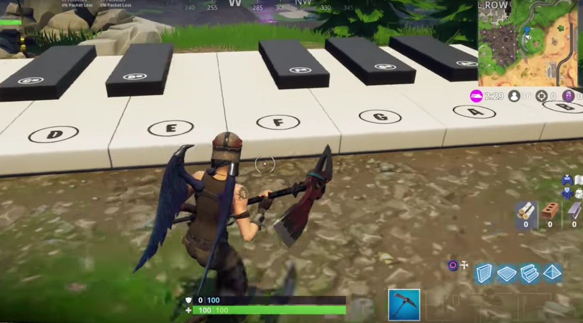 Sheet Music and Piano Locations: Fortnite Week 6 Season 6