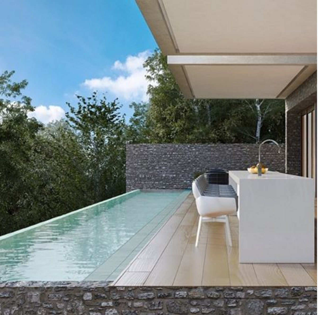 101 planos: Piscinas Infinitas