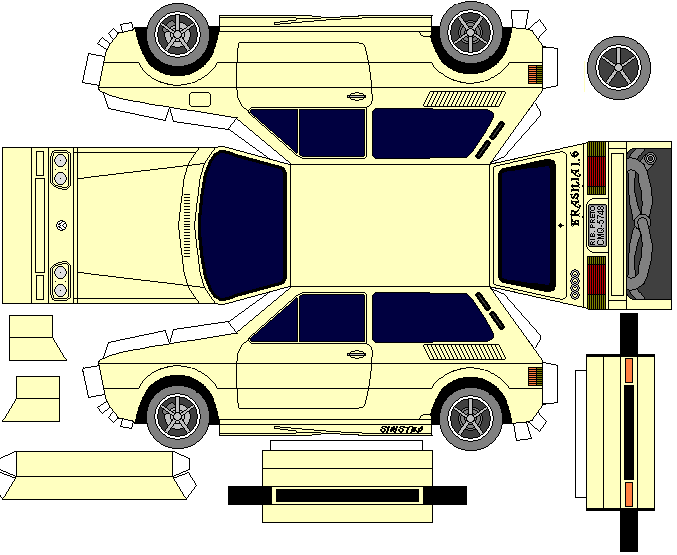 SP. Papel Modelismo: PaperCraft - Volkswagen Brasilia