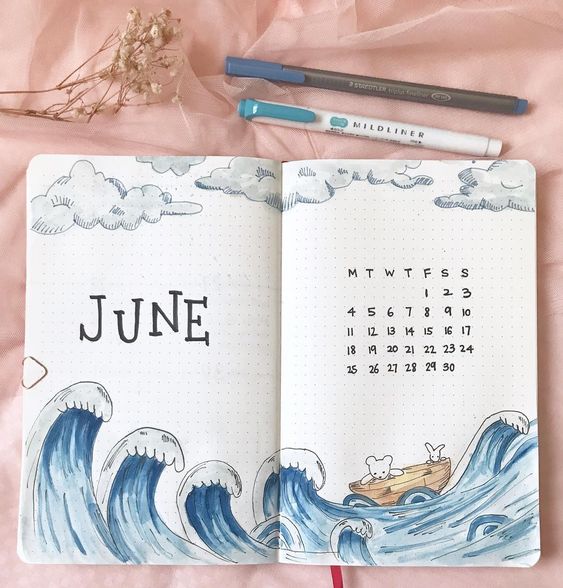 BULLET JOURNAL: 10 Capas de Junho para você se inspirar - BLOG ALINE ...