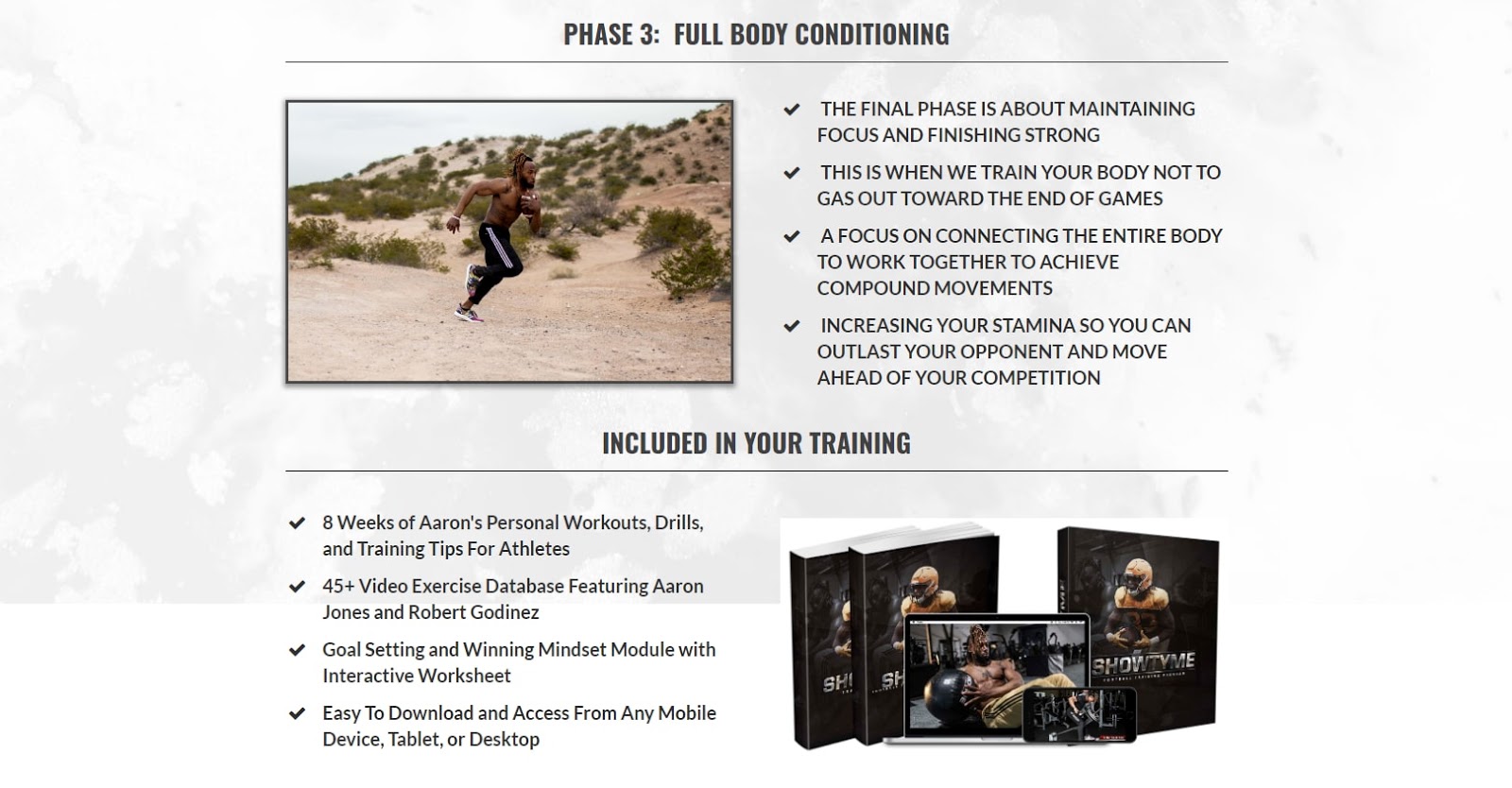 Aaron Jones Showtyme Training Program