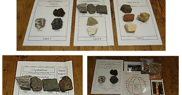 Earth Learning Idea: Sorting, naming and putting rocks into the rock cycle