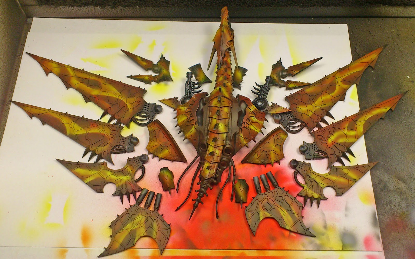 Stephanius 40k: Heldrake on Fire!