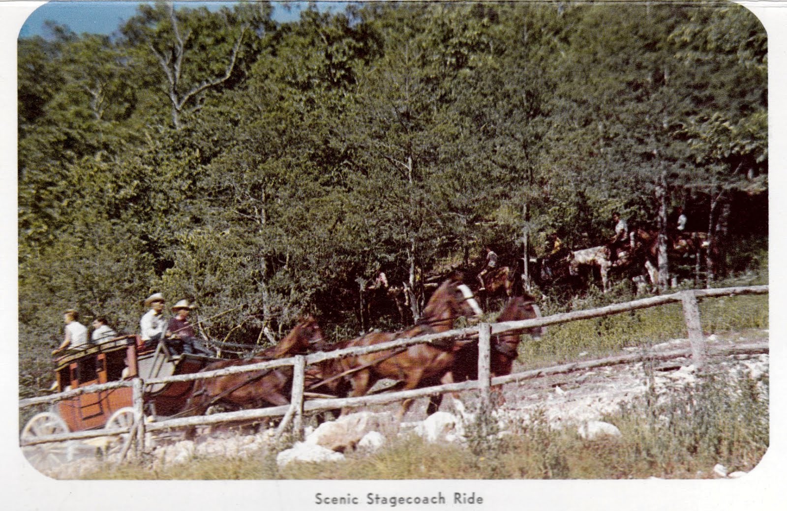 and everything else too: 70's Dogpatch USA Postcard Set