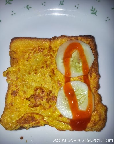 Sarapan Hari Ini : Roti John Mini ala Chef Acikidah.